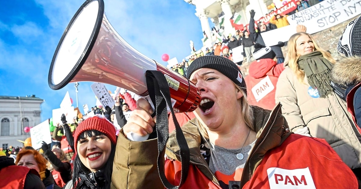 300,000 people involved - Massive strike largely paralyzes Finland ...