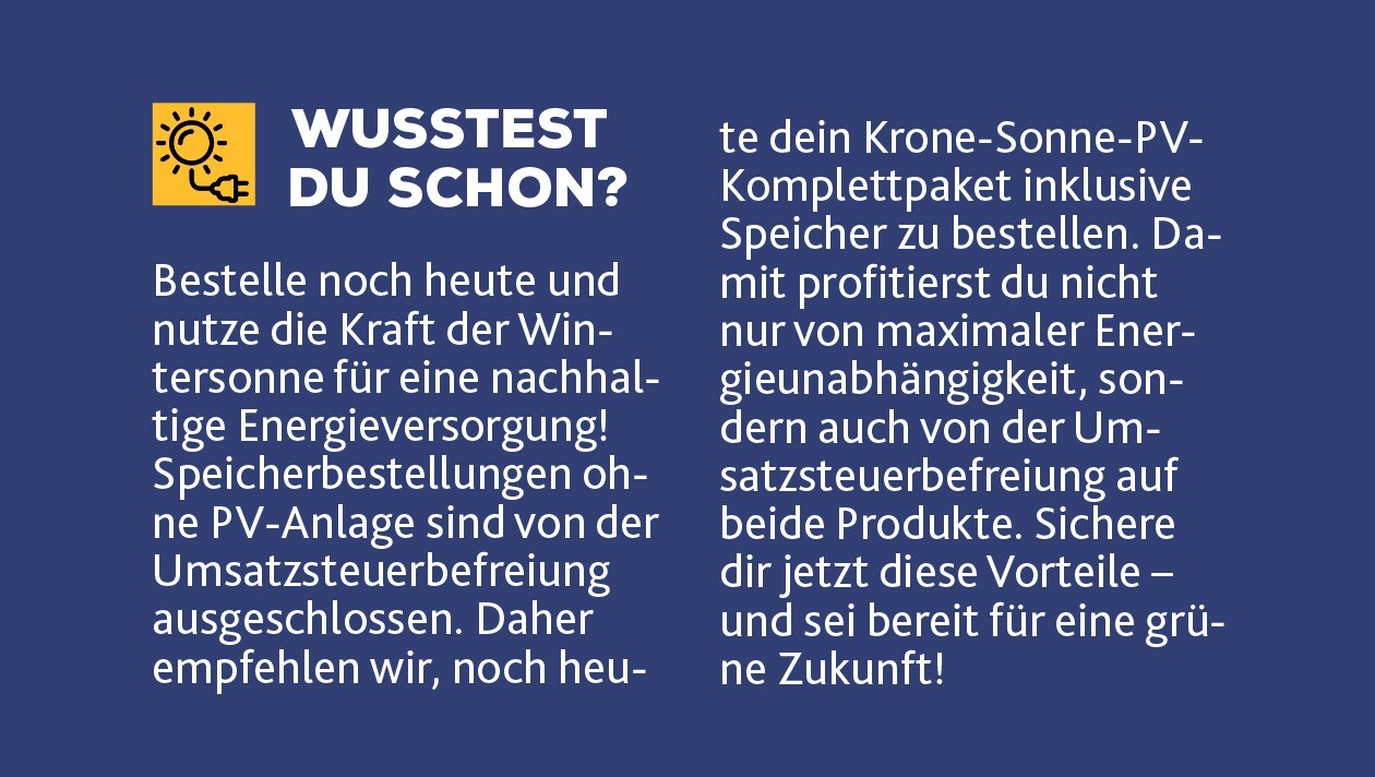 Mérföldkő - A Krone Sonne sikeresen teljesíti 3000. projektjét | krone.at