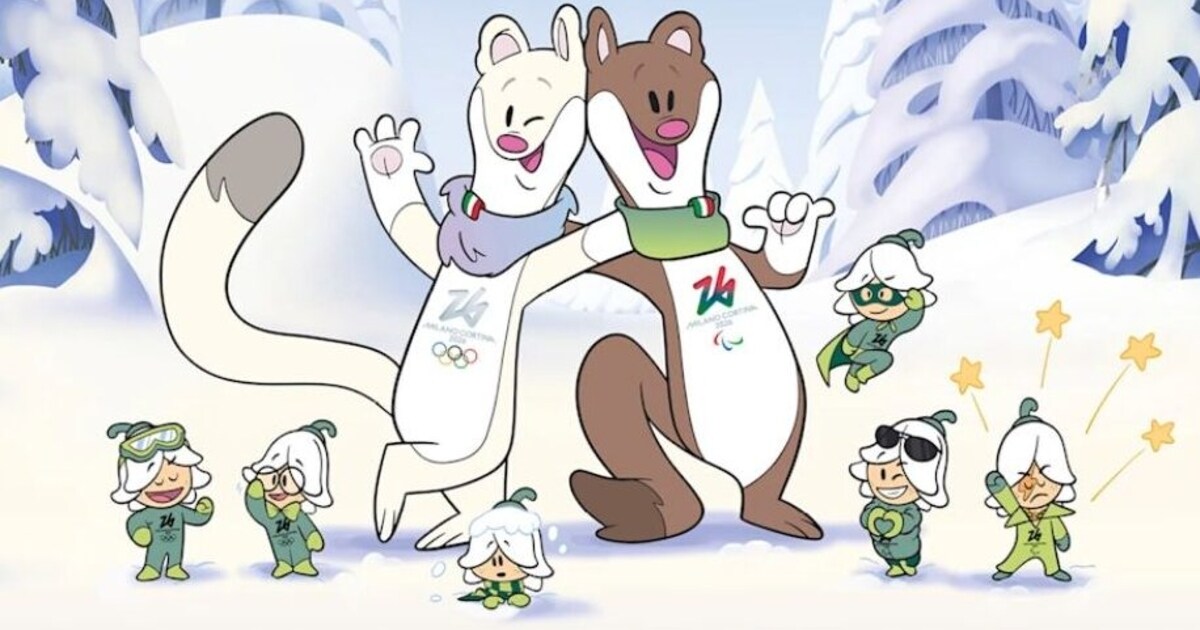 Olympia - Hermeline als Maskottchen für Winterspiele 2026 | krone.at