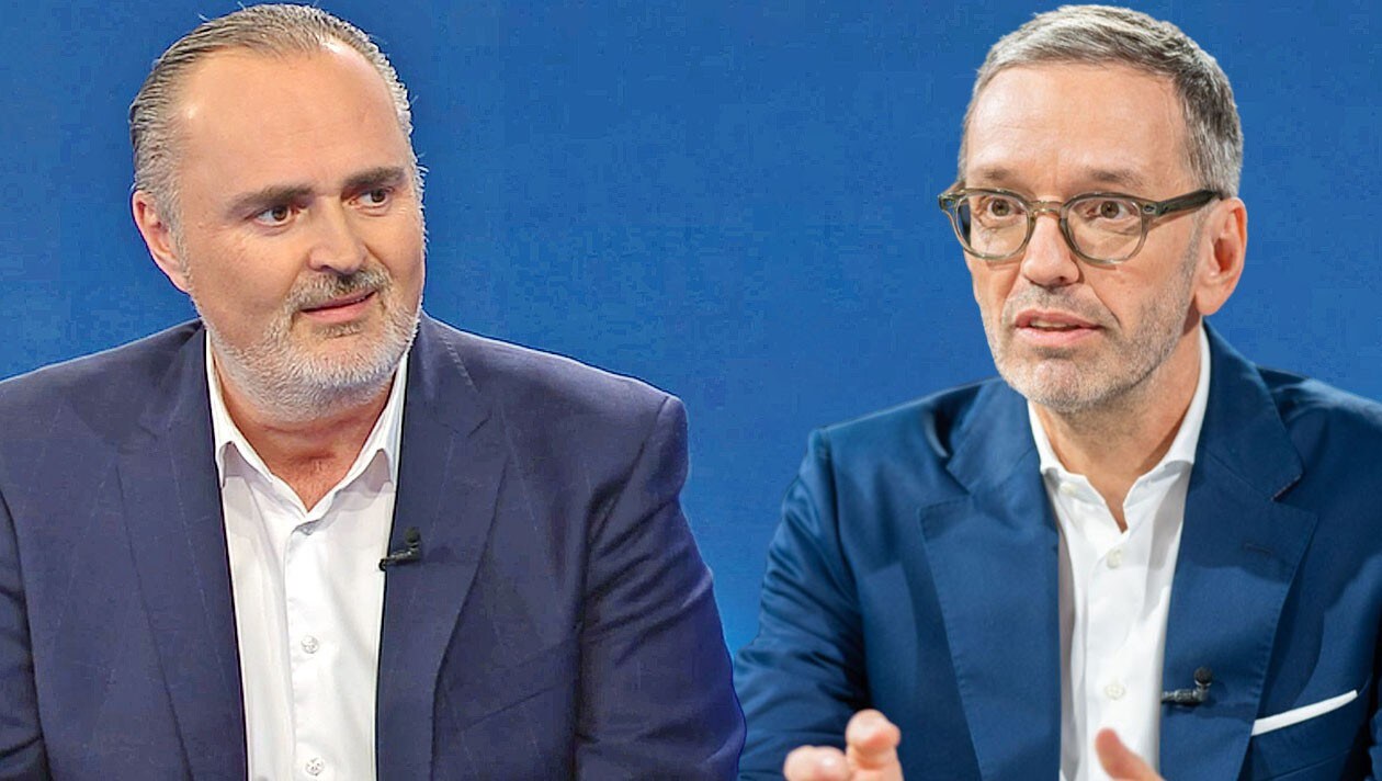 „Mit Bevölkerung“ - Wahlkampf: Doskozil und Kickl im Image-Zwist | krone.at