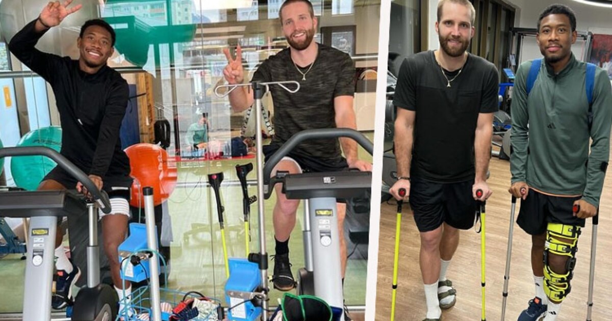 „Rehab-Buddy“ - Alaba und Schwarz arbeiten gemeinsam am Comeback | krone.at