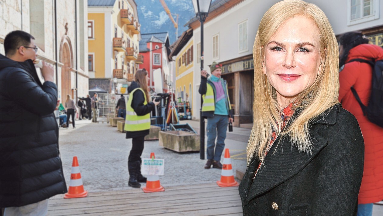Star Nicole Kidman - Die „Krone“ war beim Seriendreh in Hallstatt ...