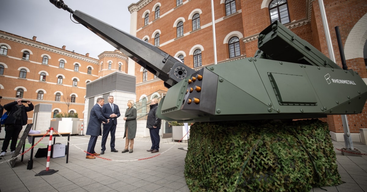Modern anti-aircraft guns - Austria is the world's first customer of ...