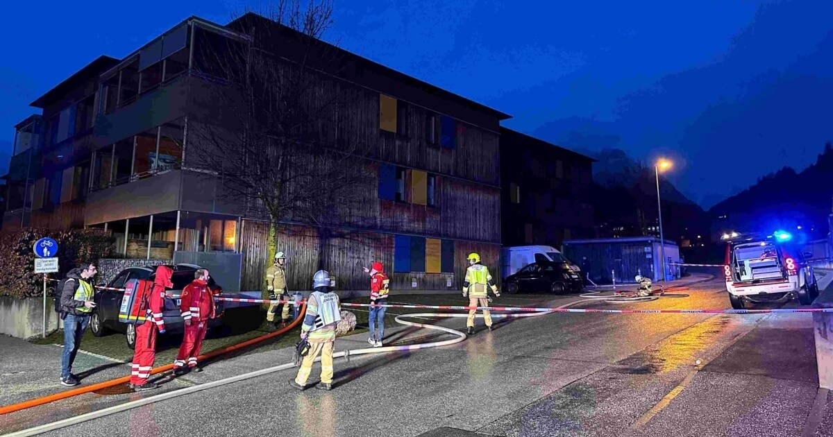 Incident in Tyrol - Gas pipe damaged, alarm at apartment block | krone.at