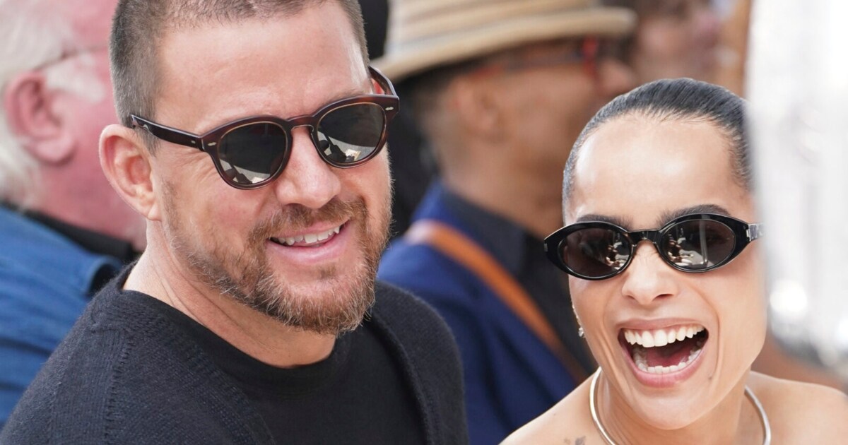 Sweet turtle appearance - Channing Tatum & Zoë Kravitz are so in love ...