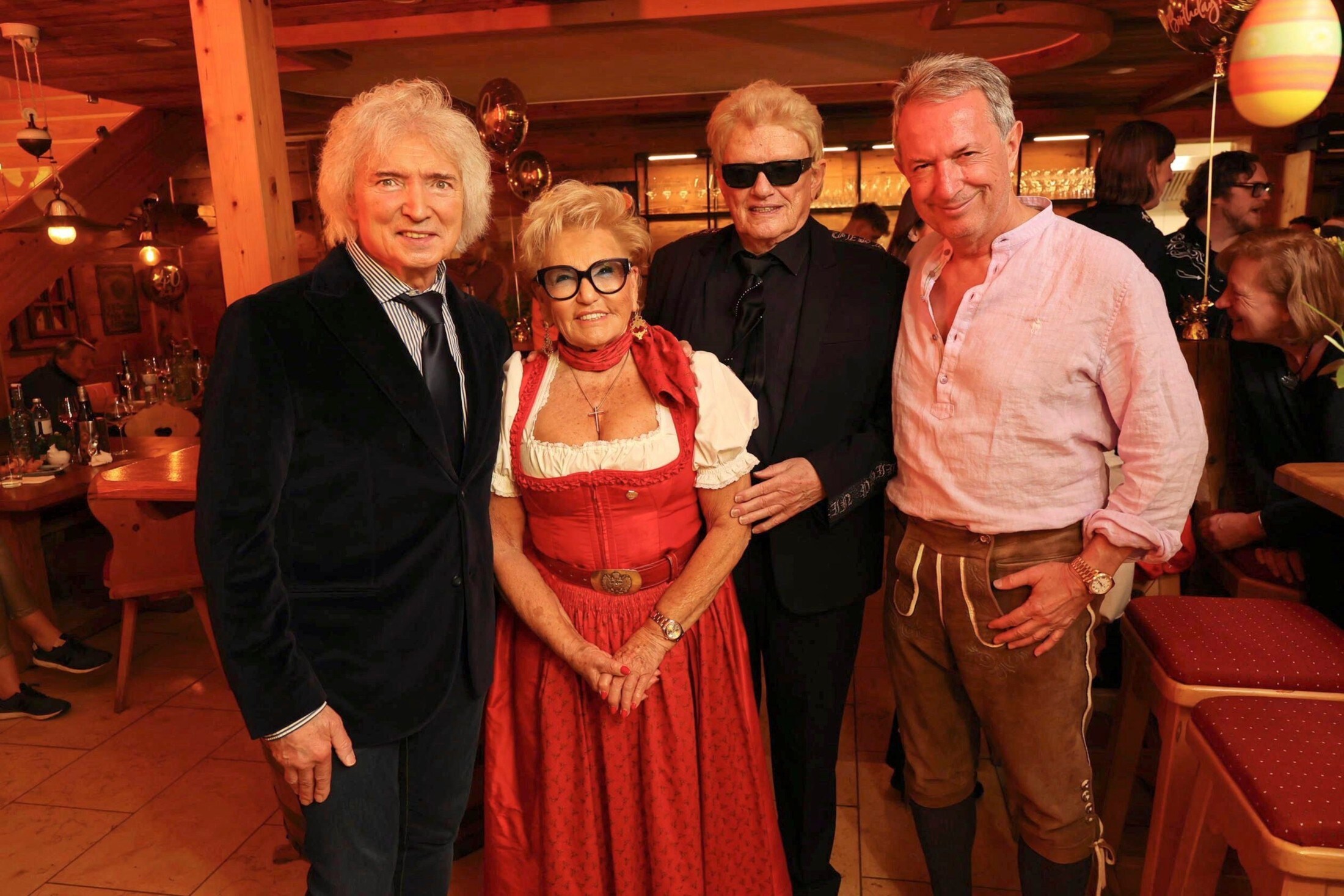 Helmut Werner'in 40. doğum günü - Oh, là, là! Gérard Depardieu “gizlice ...