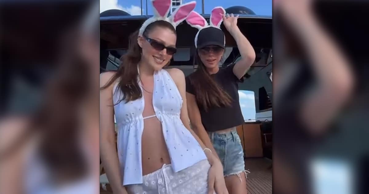 Hot Easter greetings - Beckham & Peltz swing their hips as sexy bunnies | krone.at