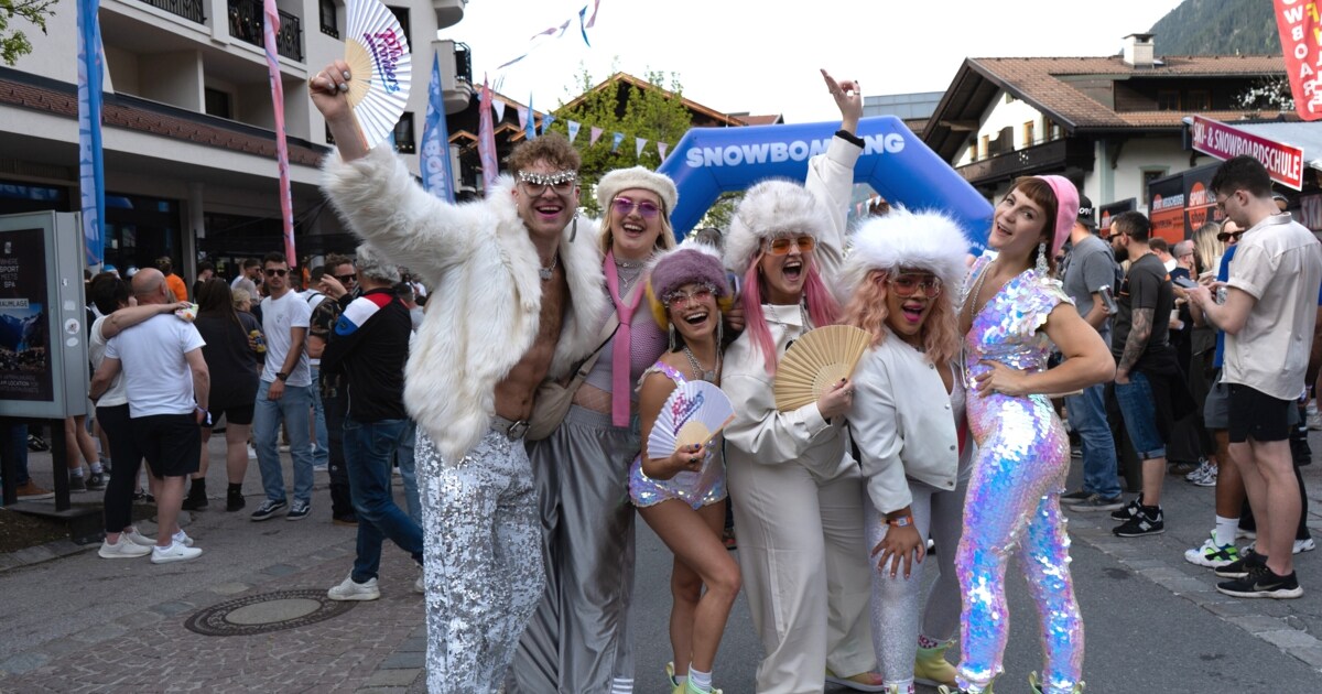 Mayrhofen in the Zillertal - Here we go: shrill, shriller, snowbombing ...