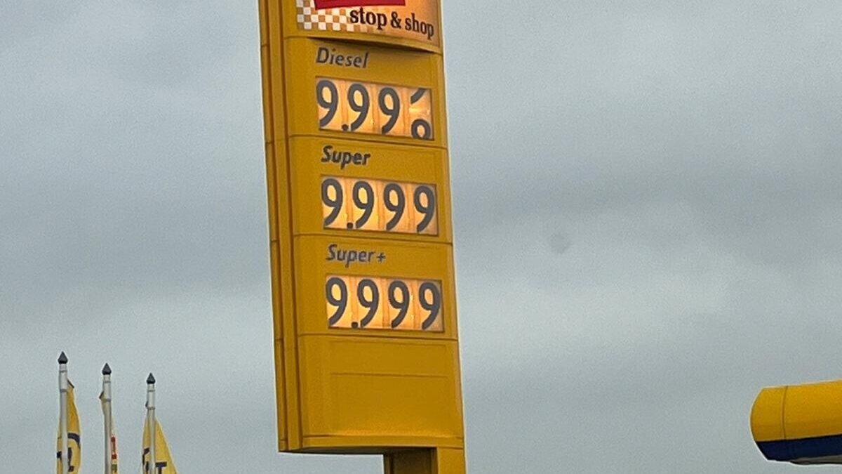 Fuel prices these days - Shock for motorists: Fuel at 9.999 euros ...