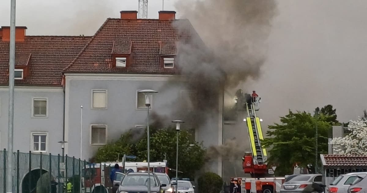 Fire in residential building - Automatically saved draft | krone.at