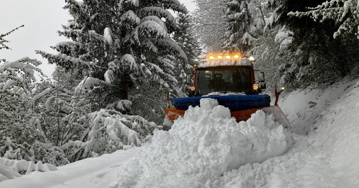 Snow & power failure - The onset of winter has Styria firmly in its ...