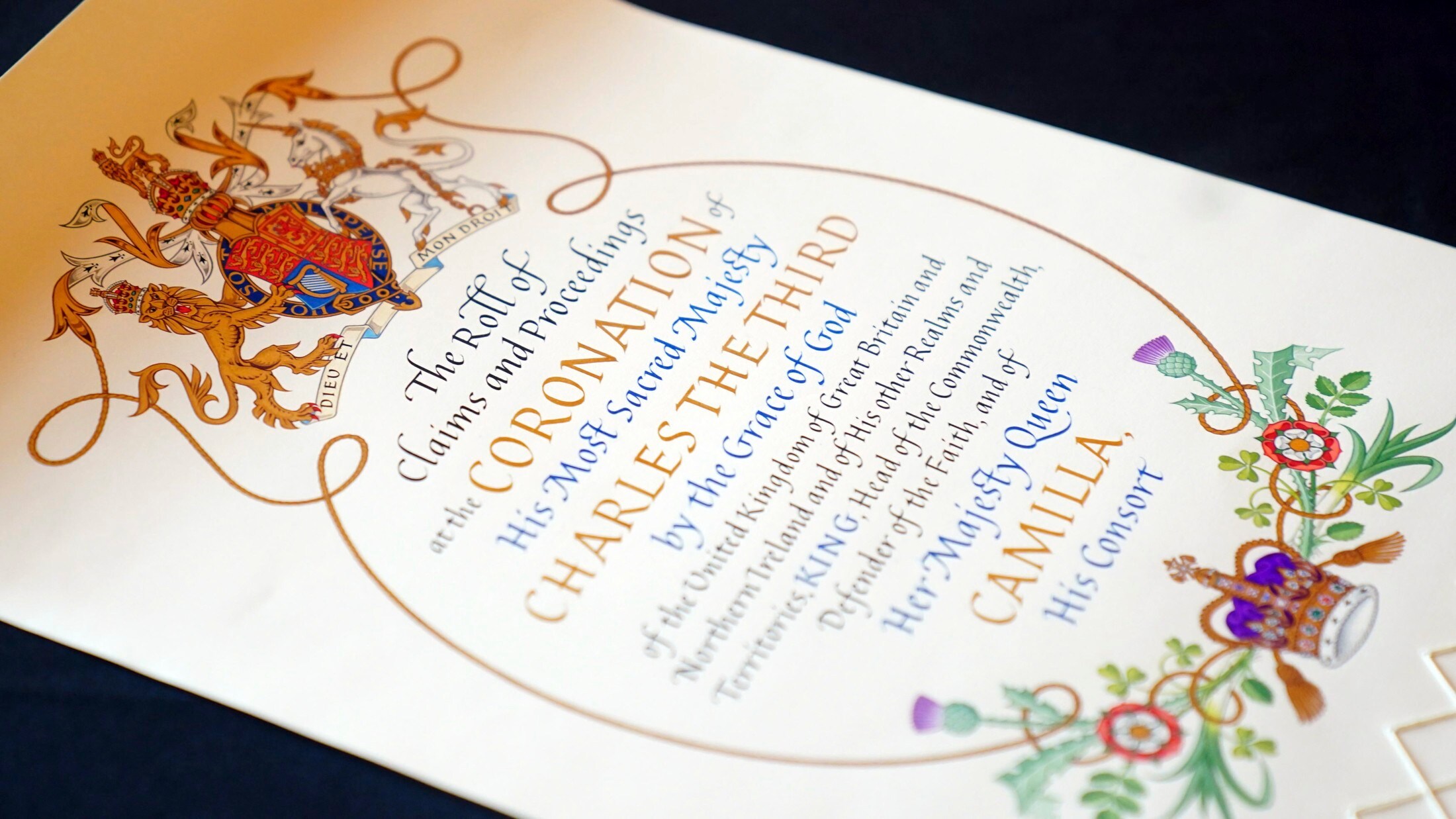 "I am so grateful" - Charles and Camilla receive their coronation ...