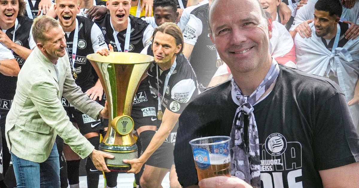 Nach Sturms Cup-Sieg - Mario Haas: „Wahnsinn! Ich war wie ein Trottel ...