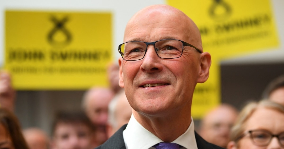 "Deeply honored" - Swinney is the leader of Scotland’s governing party ...