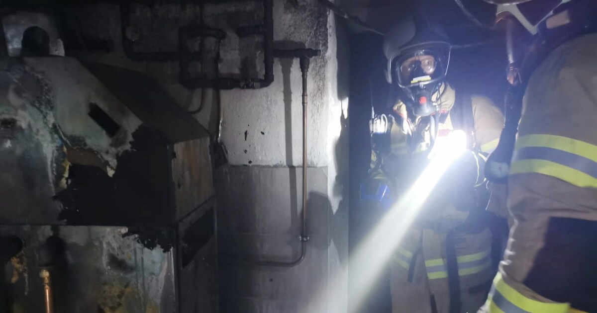 Cellar heavily filled with smoke - Woman (61) ended up in hospital ...
