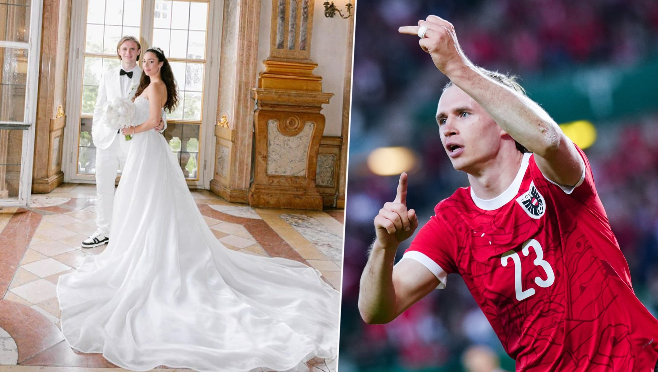 Debut goal in Vienna - Wife Sarah announced Jungehemann Wimmer’s goal ...