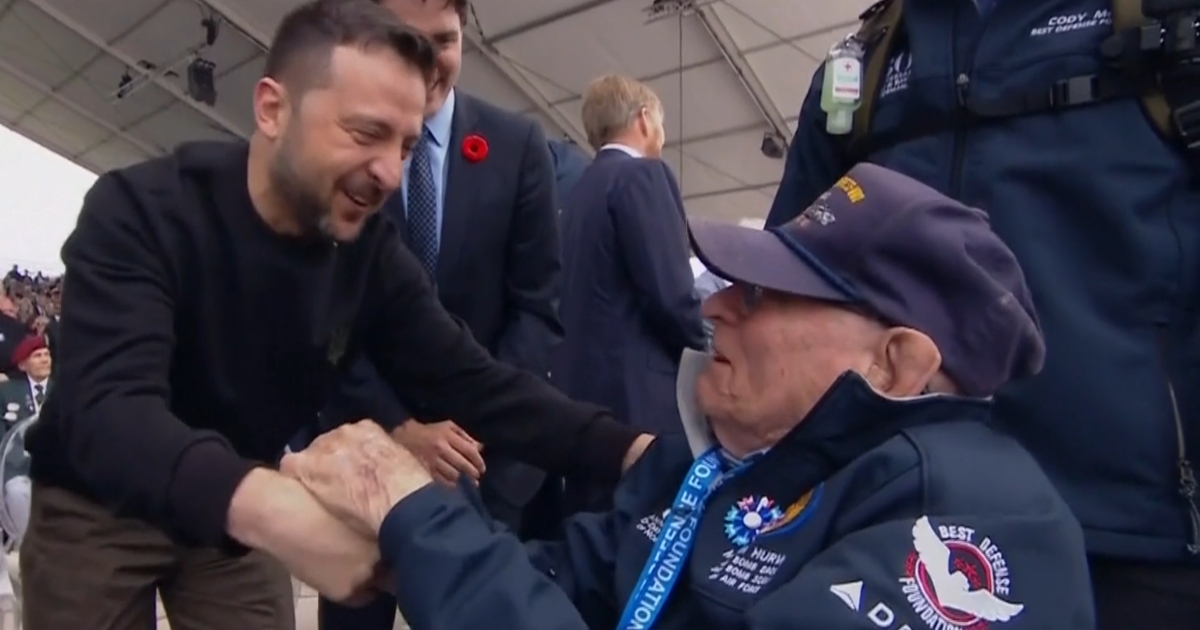 At D-Day commemoration - Veteran calls Selensky “savior of the people ...