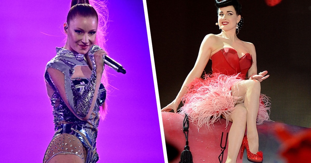 Sıcak sürpriz - Kaleen seksi bir Dita von Teese kıyafeti giydi | krone.at