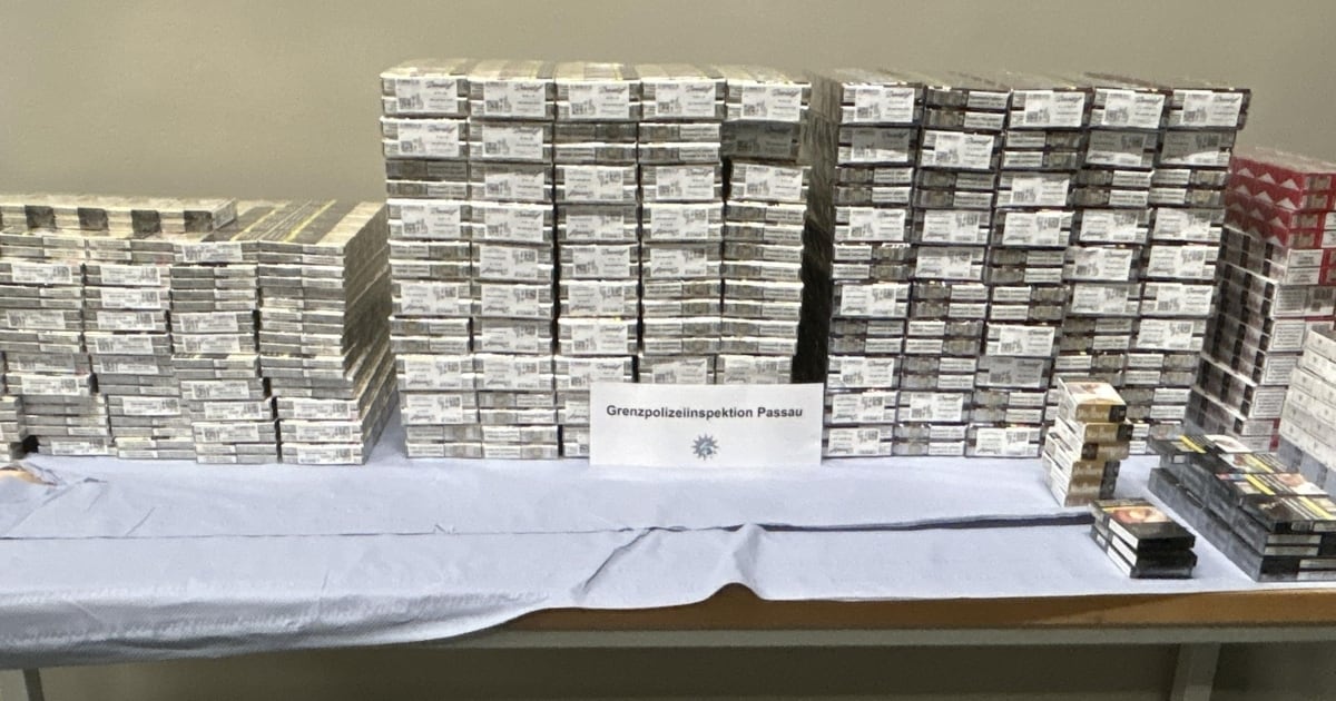 Found during a check - 30,000 cigarettes hidden behind the trunk | krone.at