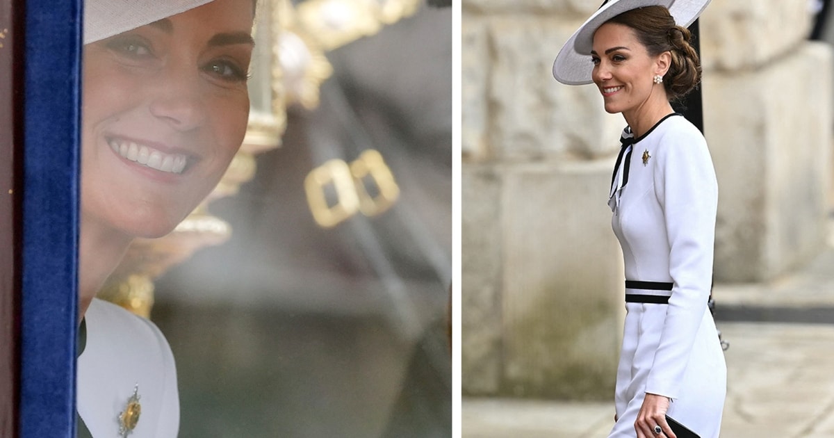 Poignant moment - Princess Kate on the way to “Trooping The Color ...