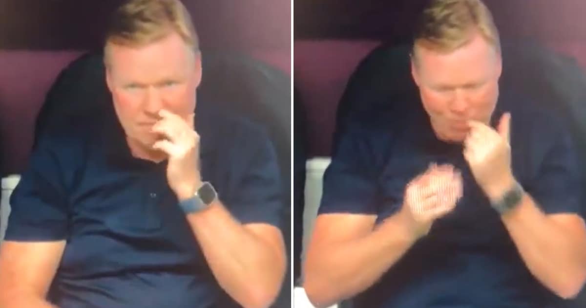 Ekel-Szene im Video - „Löw Vibes“: Nasenbohrer Koeman wird Hit im Netz ...