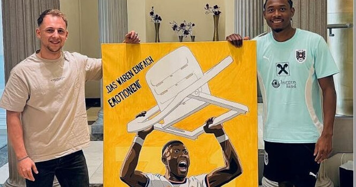 Surprise for the stars - Lower house artist enchanted Alaba and Wimmer ...