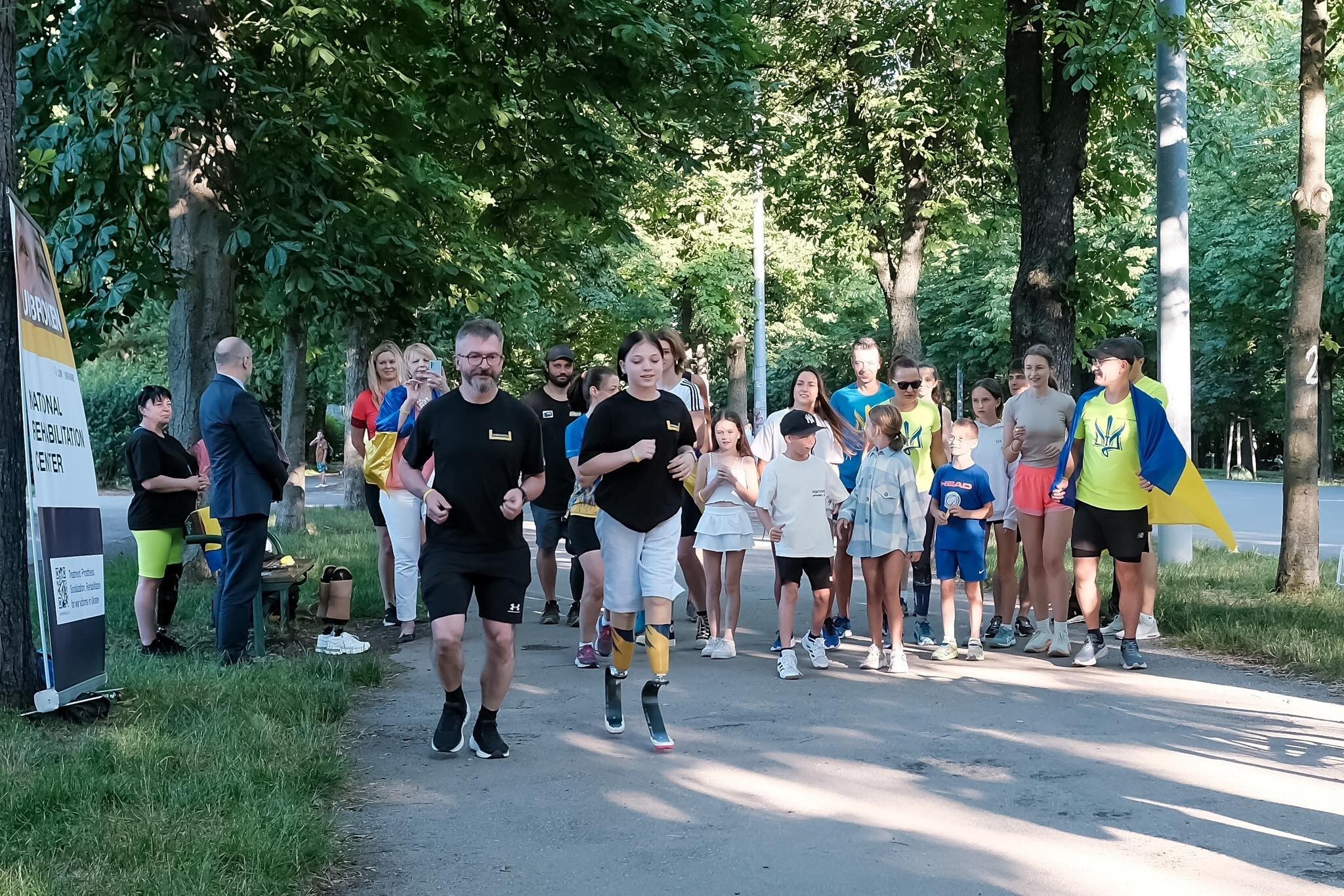 Prosthesis run in Vienna - “Yana is a symbol of the will of Ukraine ...