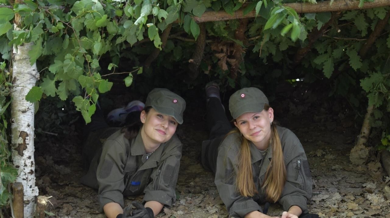 In Güssing - Pupils as soldiers in day and night operations | krone.at