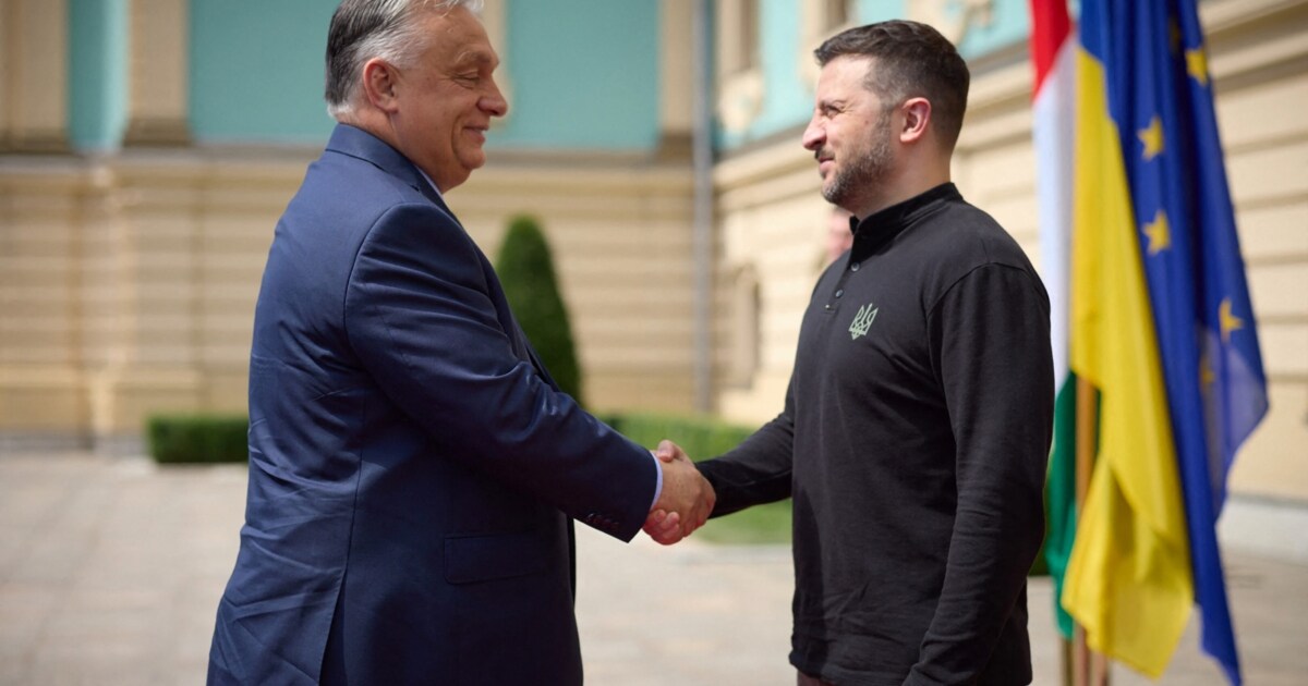 Besuch in Kiew - Ukraine: Orban schlägt Selenskyj Waffenruhe vor | krone.at