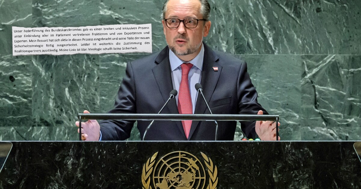 Wirbel um „NATO-Brief“ - Was Schallenberg zu „geheimer Annäherung“ sagt ...