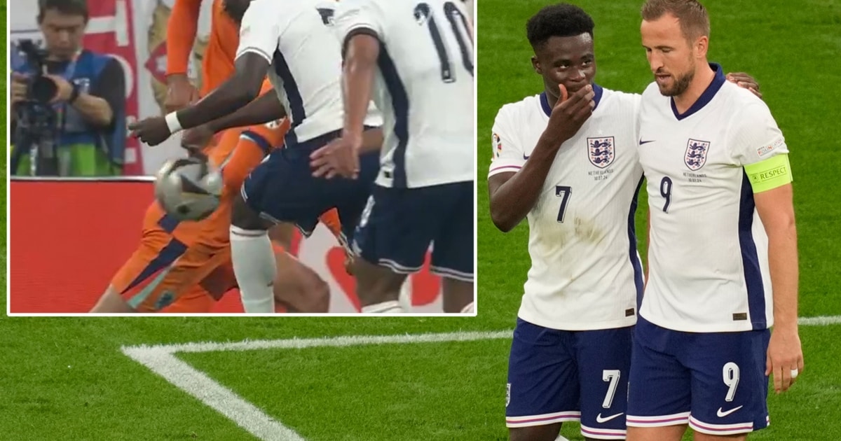 Video emerges - Handball by Saka? New excitement about Kane penalty ...