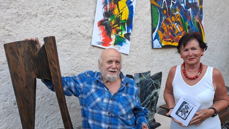 Herbert Unterberger - Eintauchen in ein erfülltes Künstlerleben | krone.at