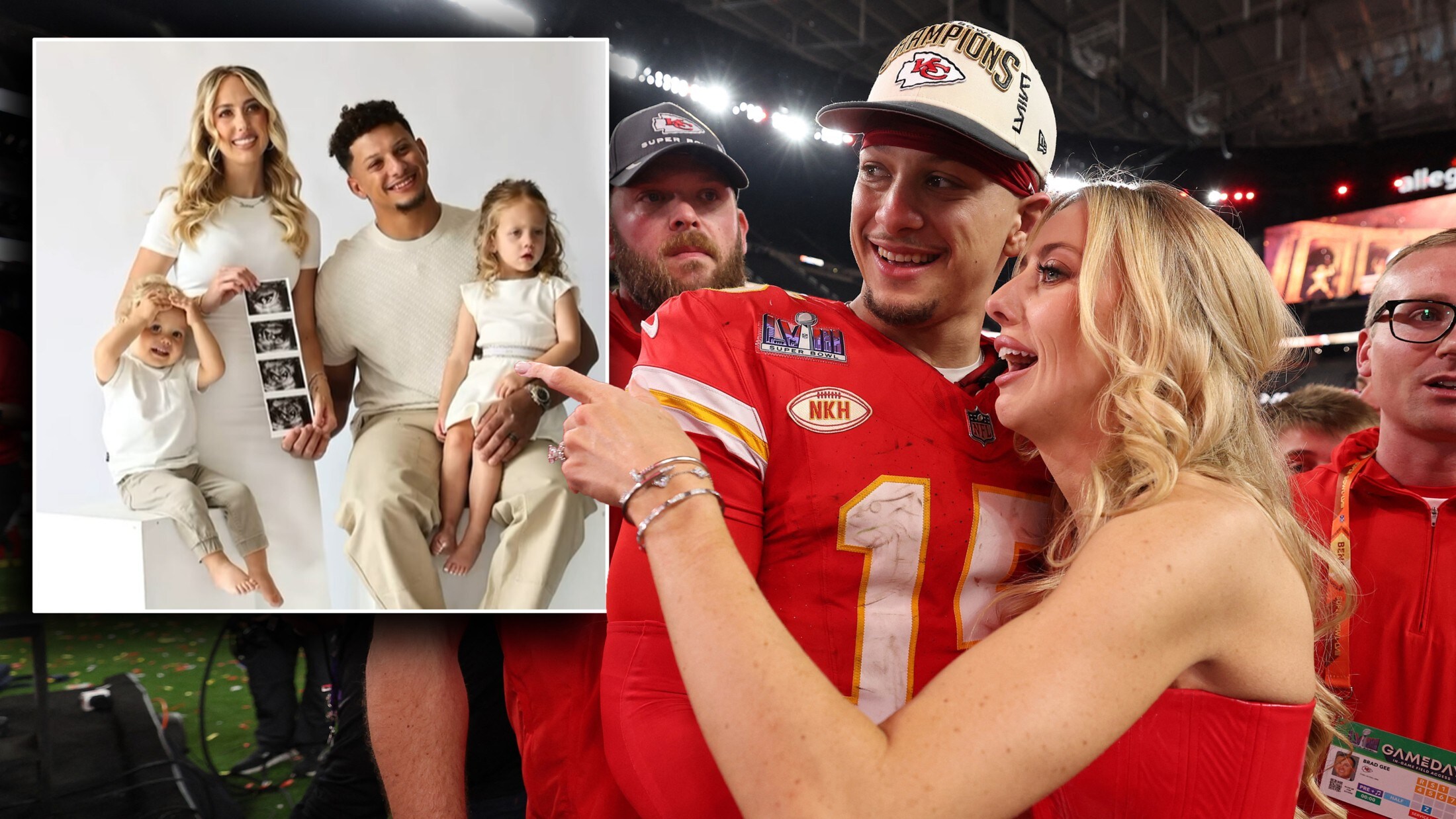 In family happiness - Sweet news! Mahomes baby number three on the way ...