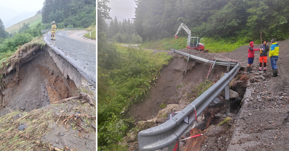 200 residents affected - Debris flows, overflowing stream: numerous ...