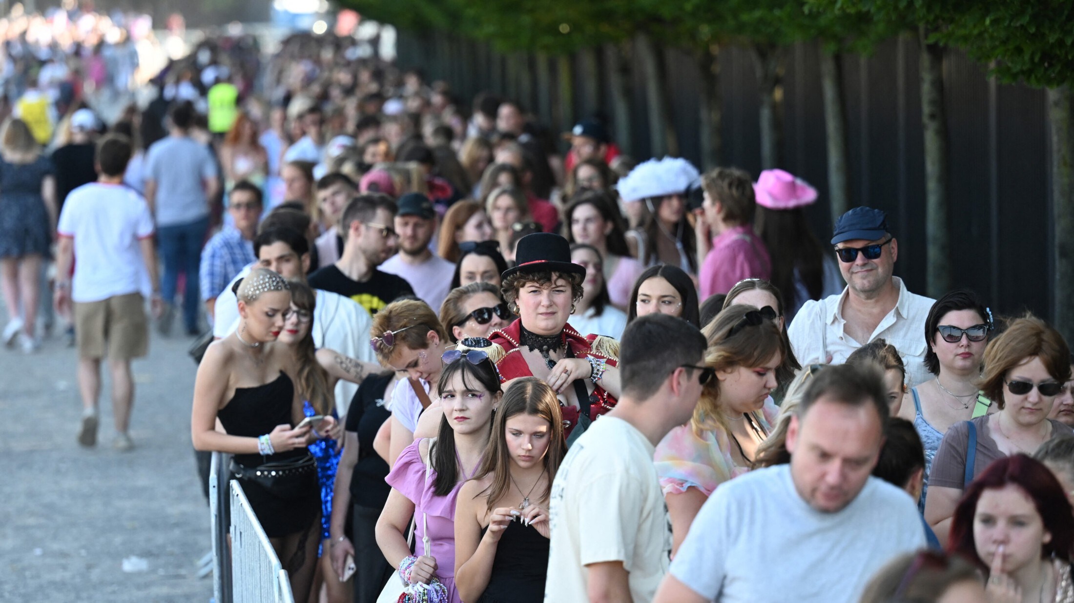 Protest in Warsaw - Climate activists picket outside Taylor Swift ...
