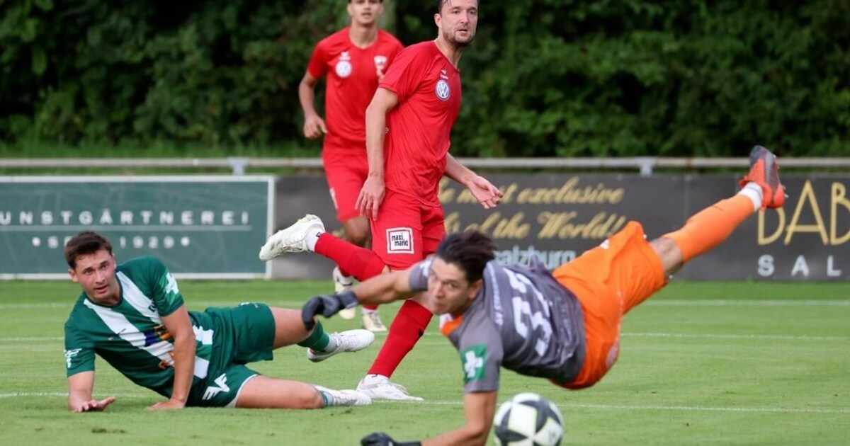 Salzburg League - Only the witcher made the king turn gray at 0:1 ...