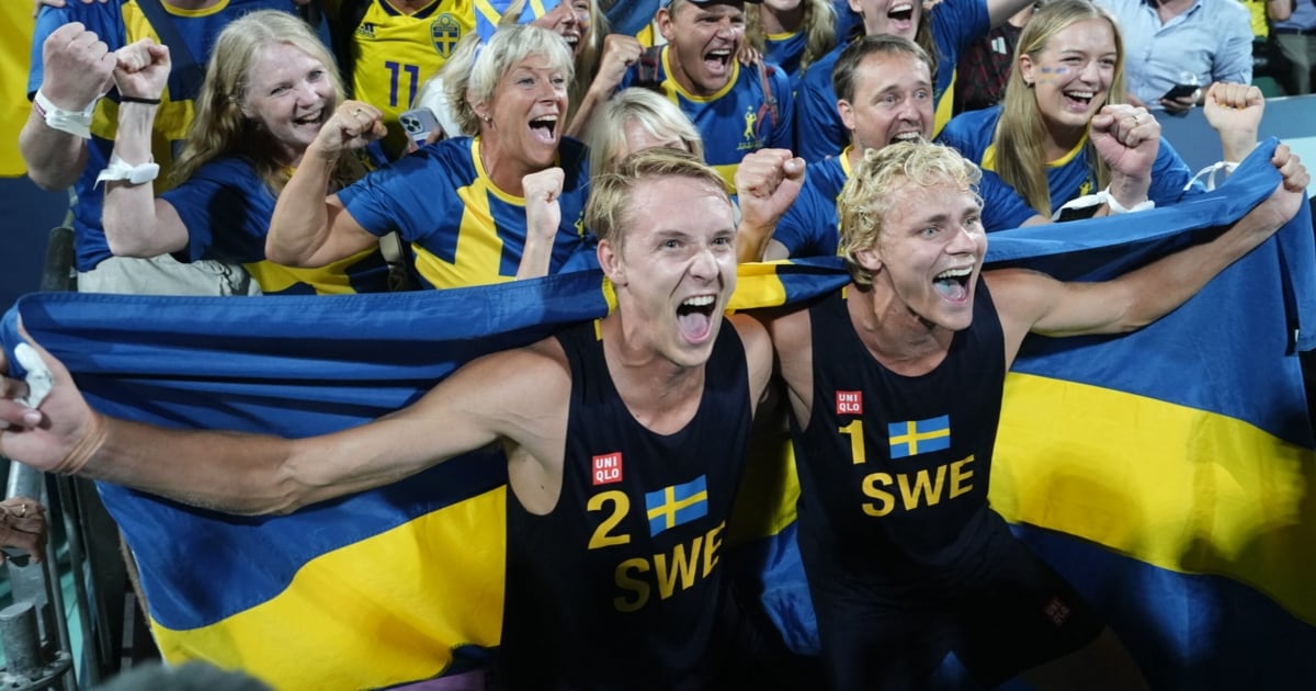 In nur 36 Minuten - Schwedens Jungstars holen Beach-Volleyball-Gold ...