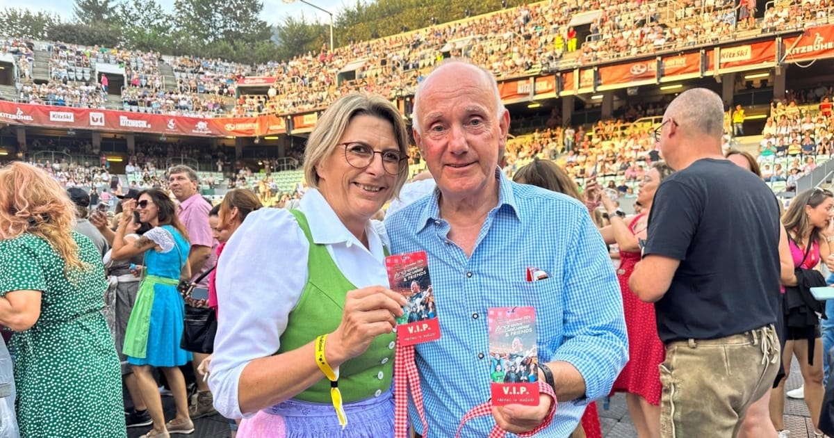 With "Krone" in Kitz - VIP winner in luck at the Gabalier concert ...