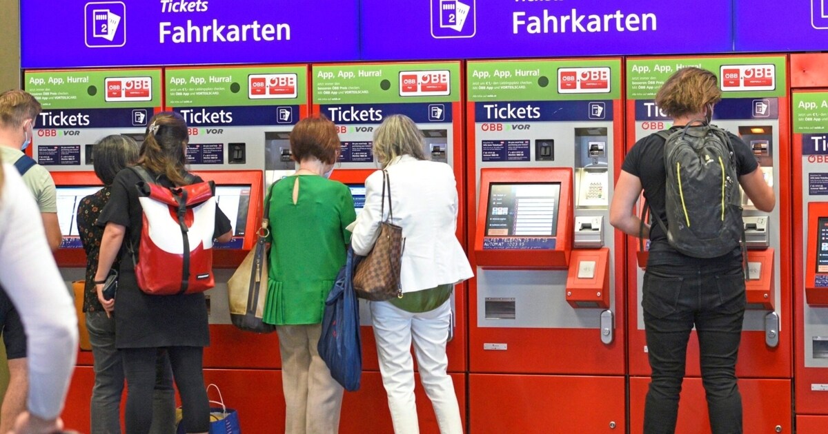 30,000 euros damage - Seven ÖBB ticket machines broken into | krone.at
