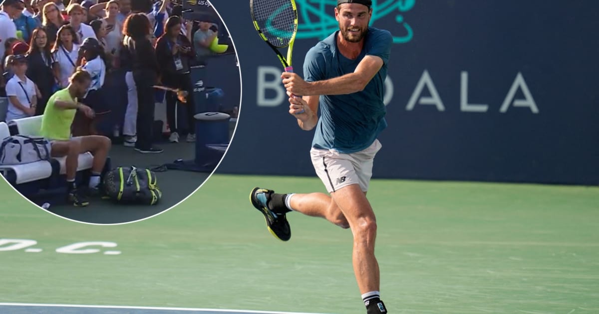 Upset at the US Open - Garbage scandal! Tennis pro blows fuses | krone.at