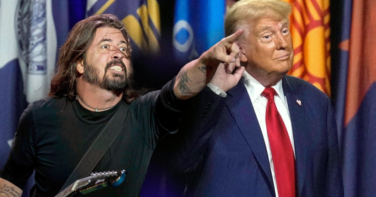 Tantiemen für Kamala - Foo Fighters legen sich mit Donald Trump an ...