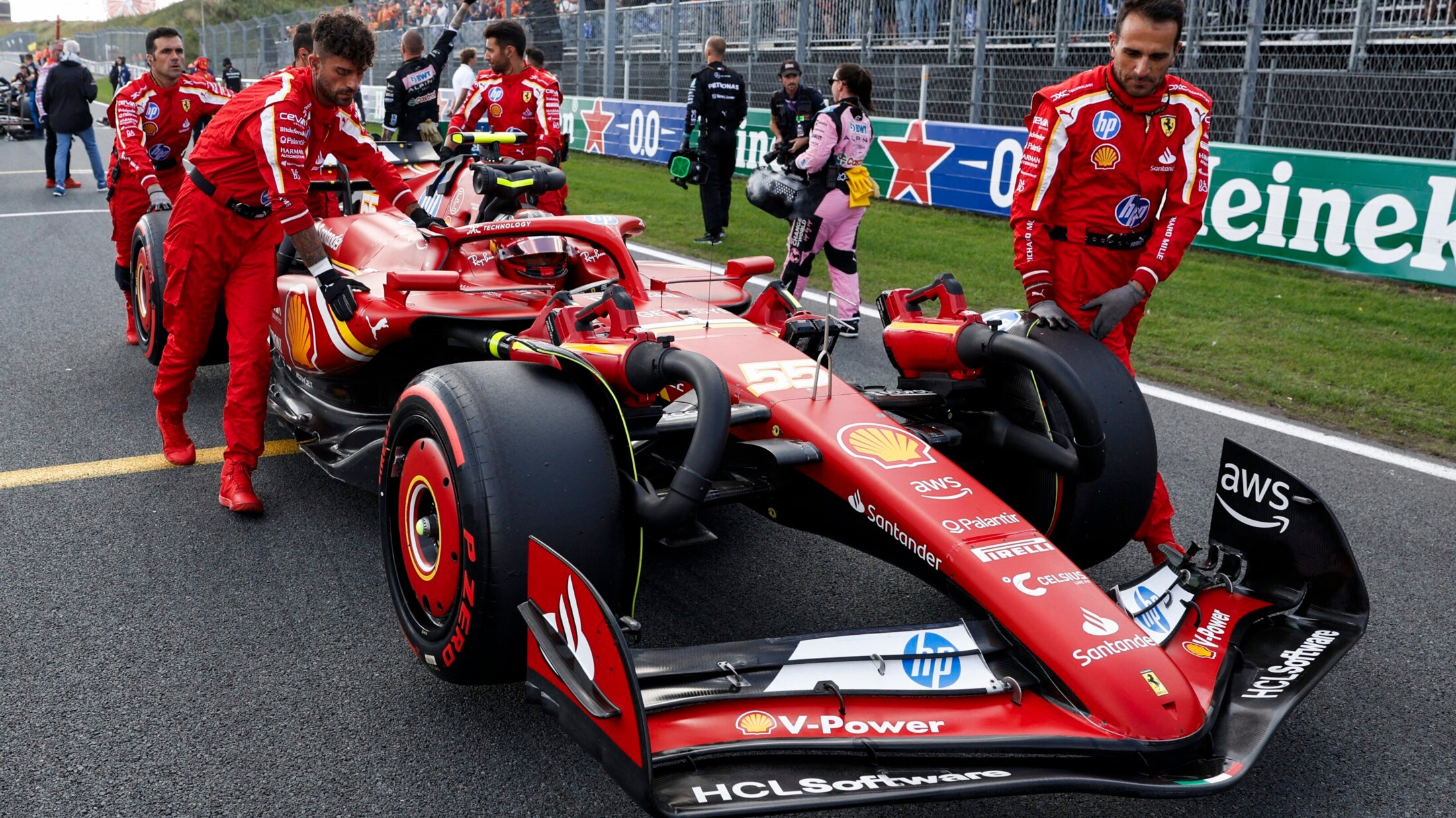 Home race in Monza - Change of plans! New parts for the red “experiment ...