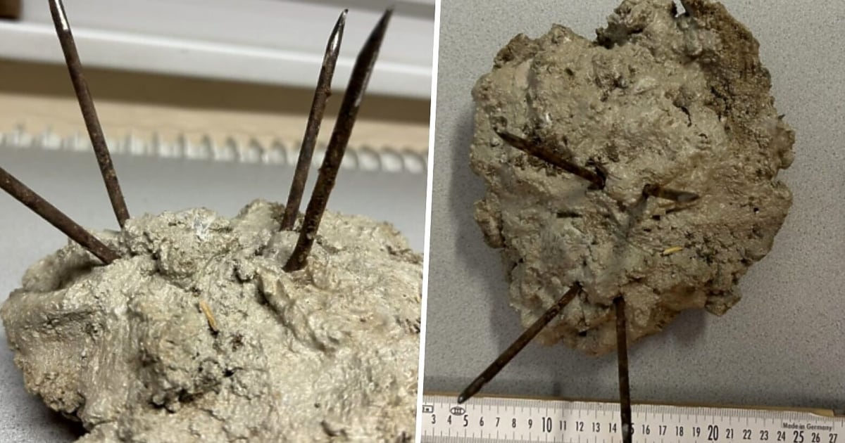 On a hiking trail - Block with nails: “Tread trap” impaled tires | krone.at
