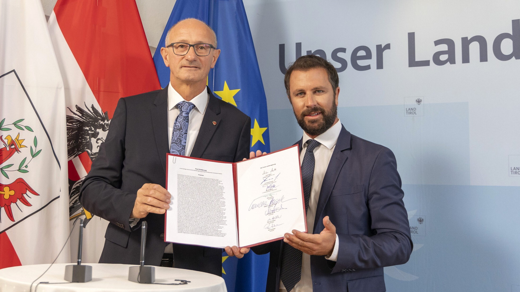 Werben für Schwarz-Rot - Mattle und Dornauer: Ansagen an künftige ...