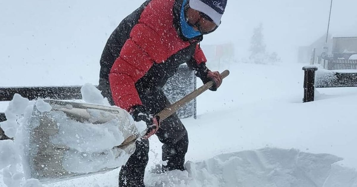 Really weird - Snow in September: our mountains are this white | krone.at