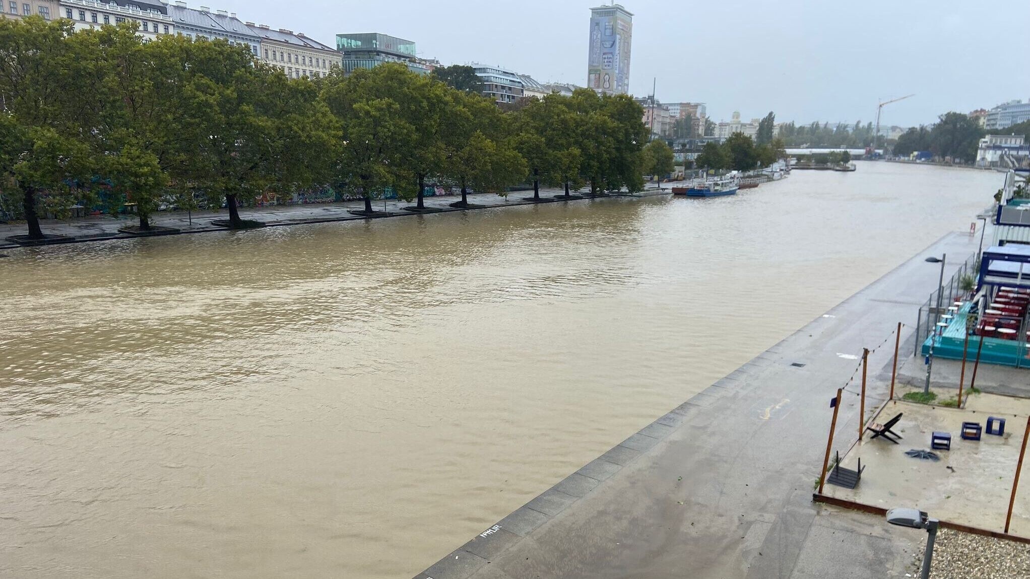 "Landfall" in the city - Dramatic pictures: Vienna in the grip of the ...