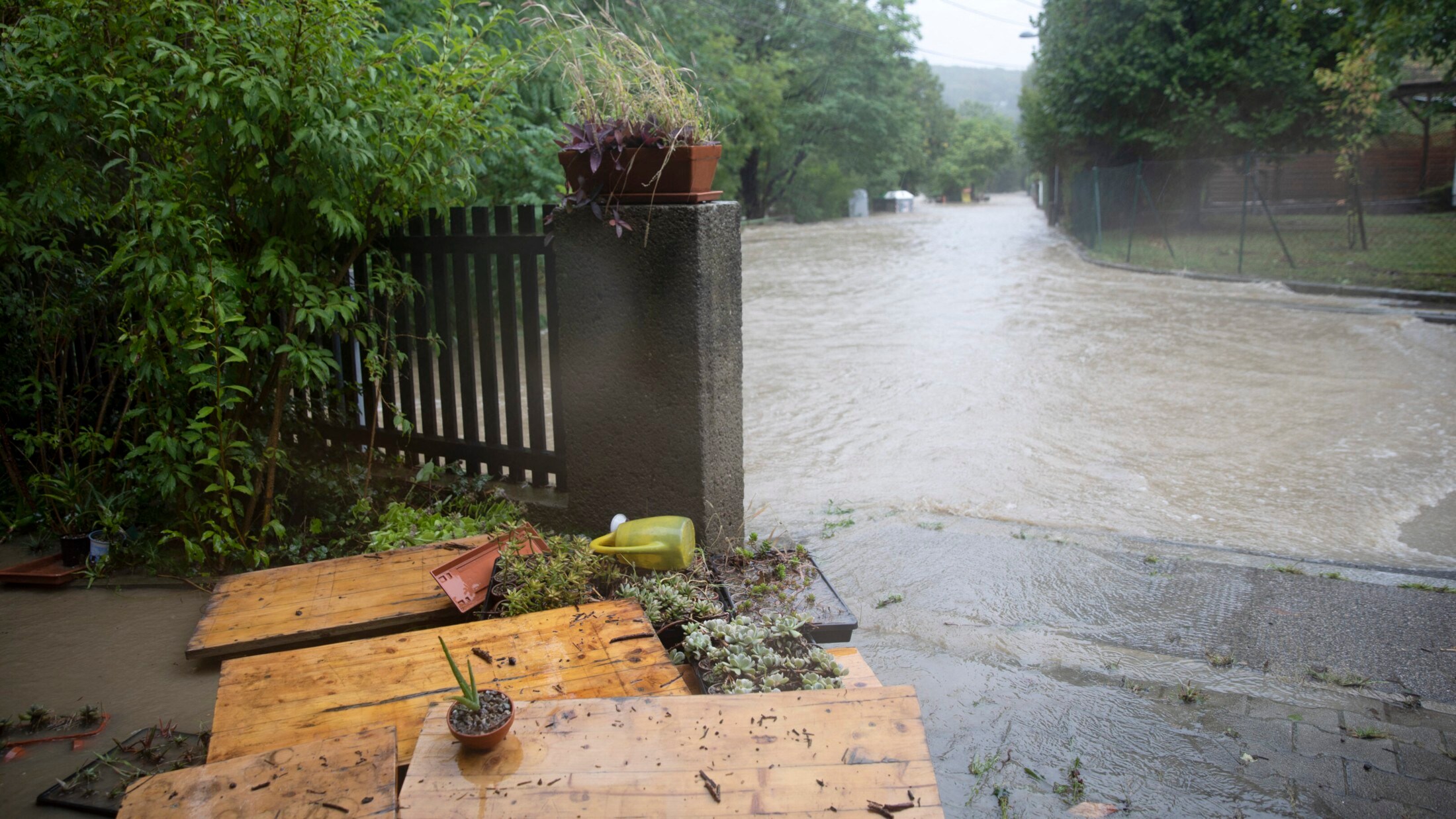 "Landfall" in the city - Dramatic pictures: Vienna in the grip of the ...