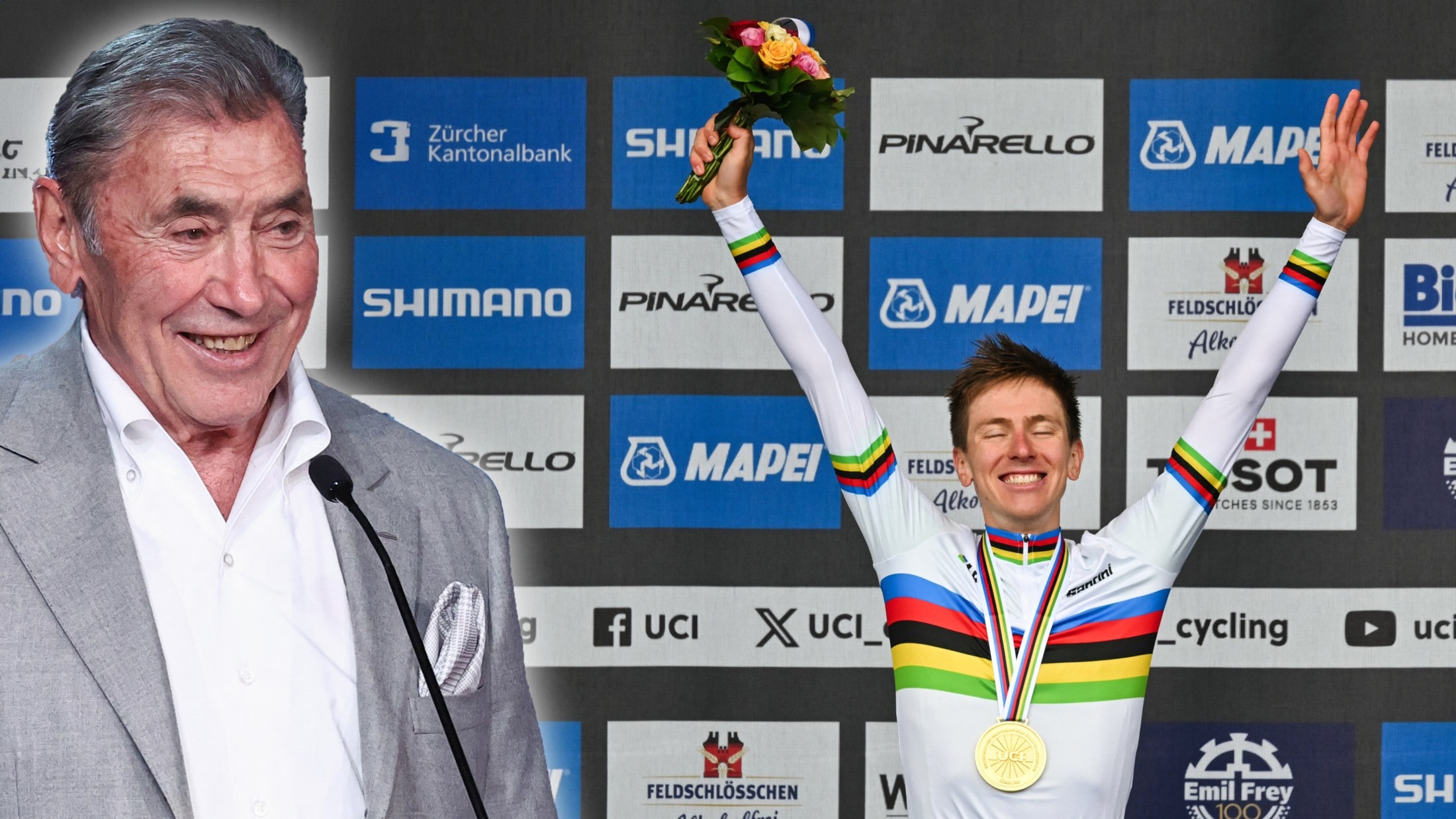 "Stands above me now" - Eddy Merckx bows to Tadej Pogacar | krone.at