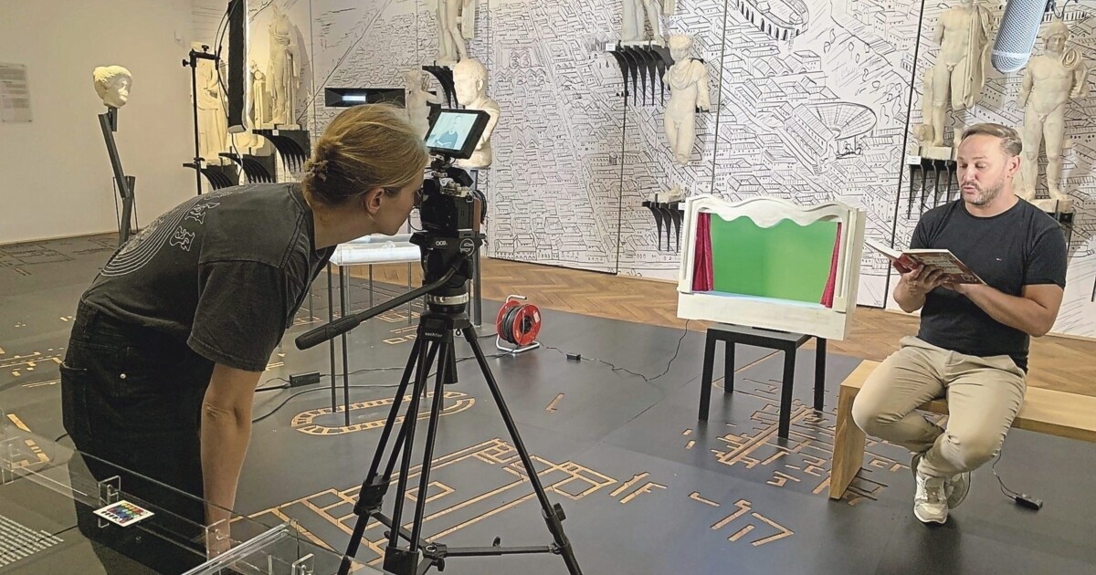 New books - Behind the camera with Theo at the reading video shoots ...