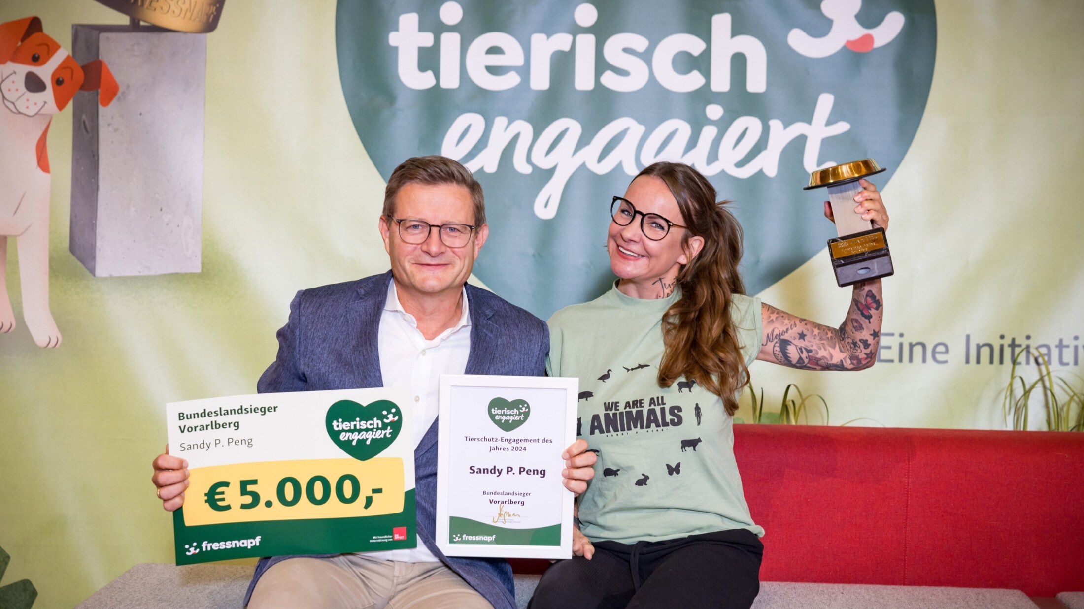 Gala auf Krone.tv - So sehen tierisch engagierte Sieger aus! | krone.at